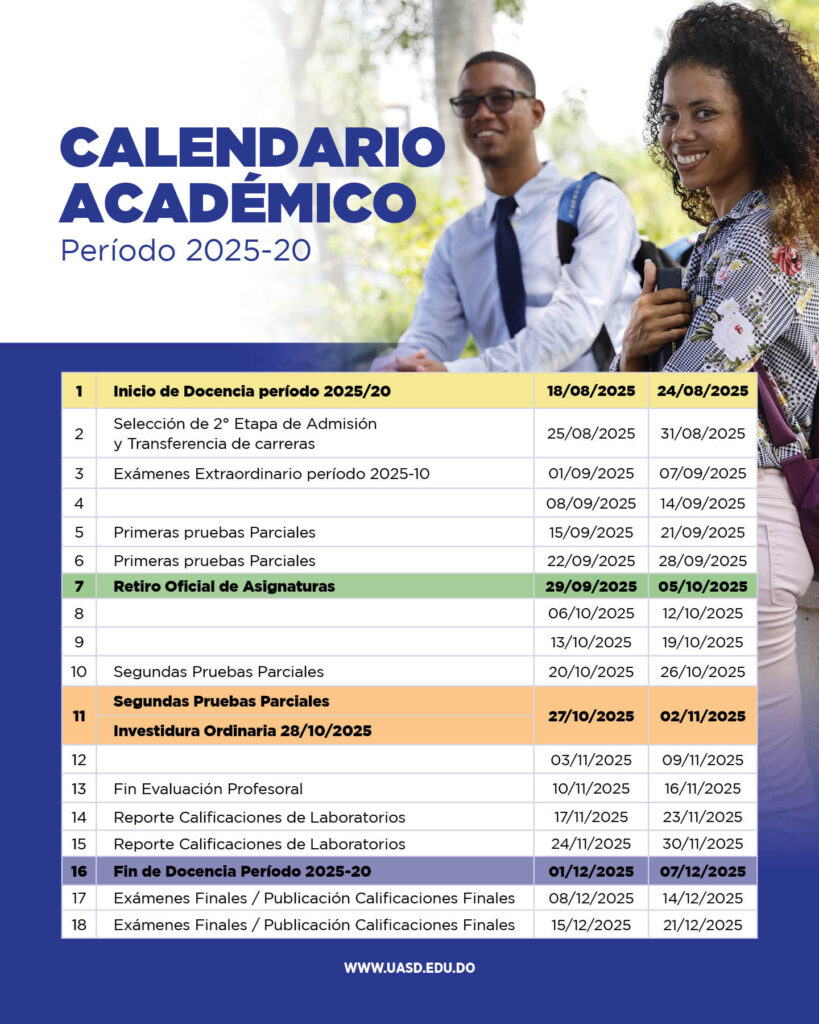 UASD | Calendario Académico